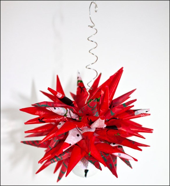 Paper Star Christmas Tree Topper | the crafty sisters