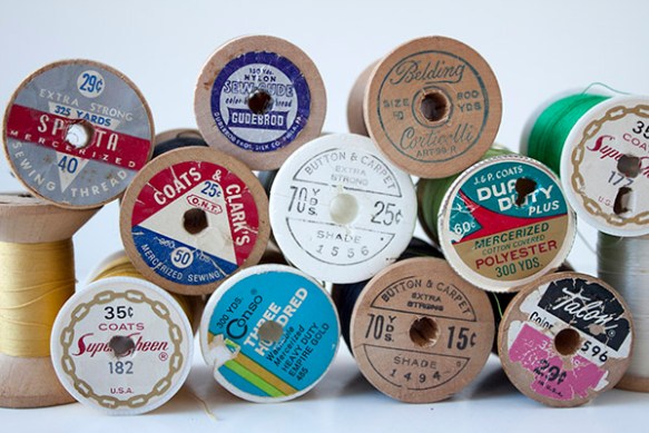 Sewing with Vintage Thread | the crafty sisters