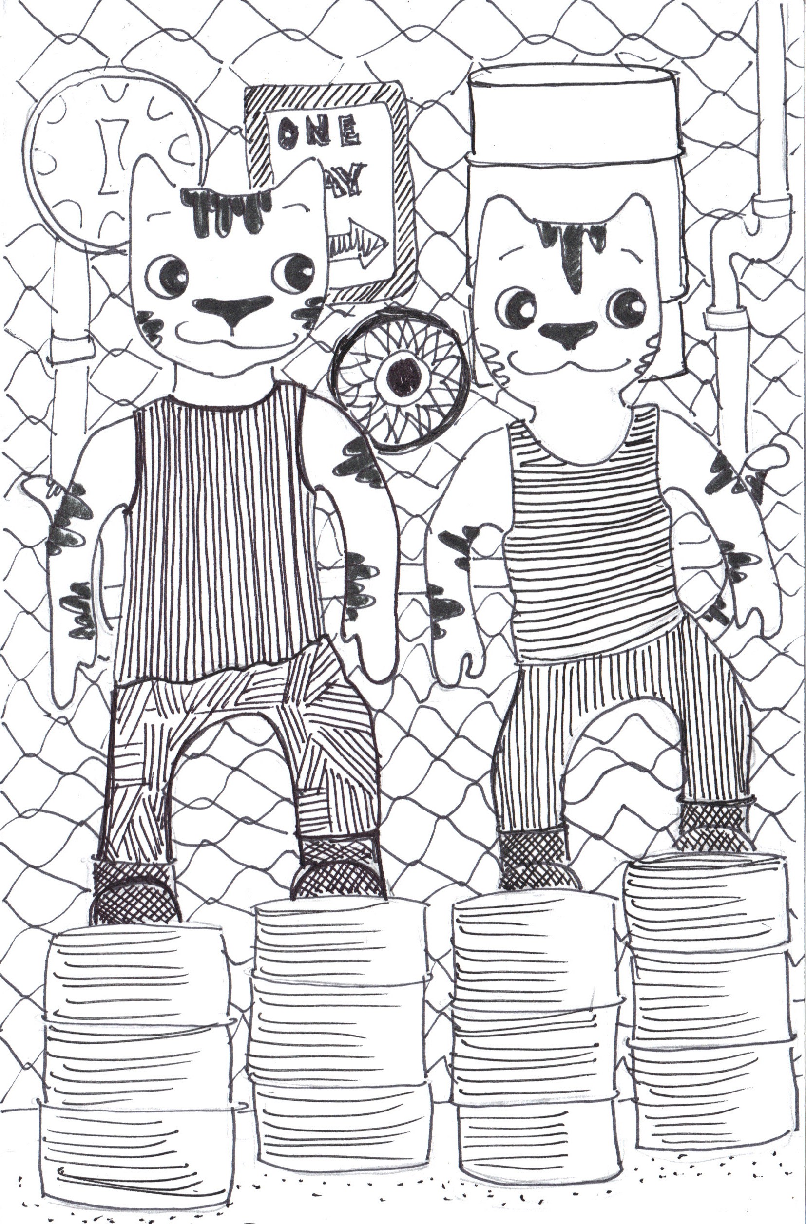 STOMP! What a cat! | the crafty sisters