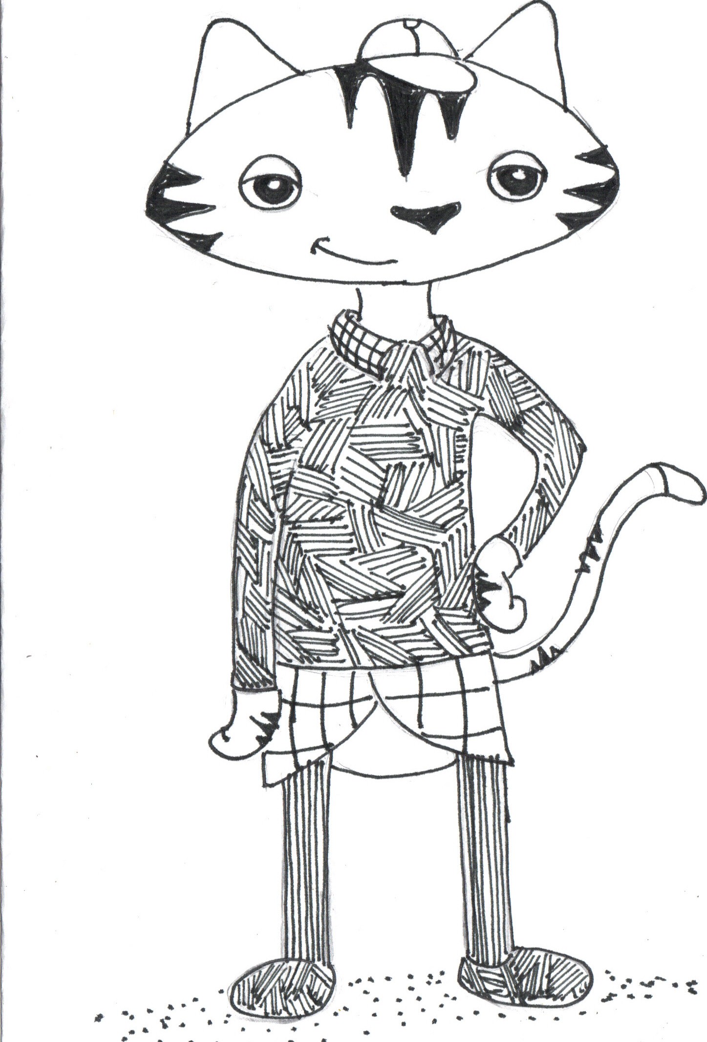 Hey Linky. What a cat! | the crafty sisters