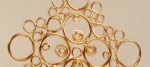 Christmas Ornament Advent: Day 3 Gold Rings | the crafty sisters